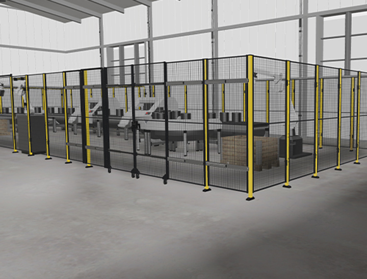 Axelent Netherlands | Machinebeveiliging modulair gaaswand systeem